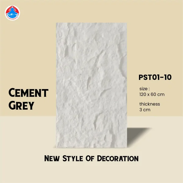 PU STONE PLAFONESIA PST01-10 Cement Grey - Plafonesia Premium | Plafon ...